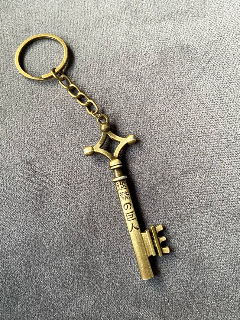 Attack on Titan Keychain Erens Key Keychain Aot Keychain | Etsy