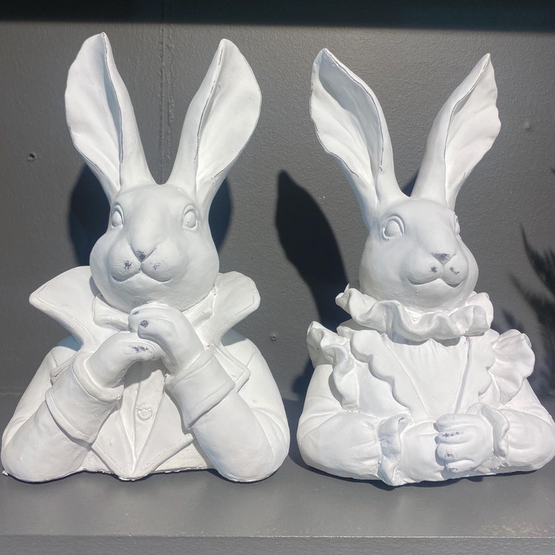 Rabbit Bust - Etsy