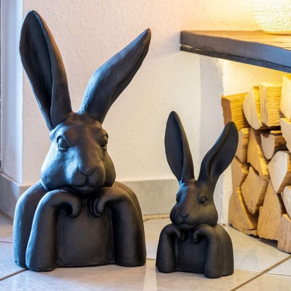 Rabbit Bust - Etsy