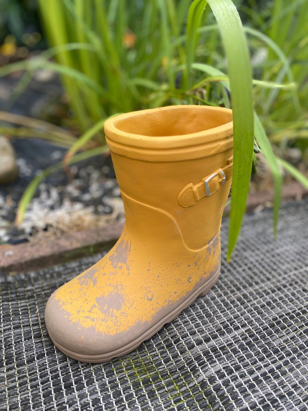Flower Pot, Planter, Rubber Boots, Flower Bed, Garden Decoration, - Etsy