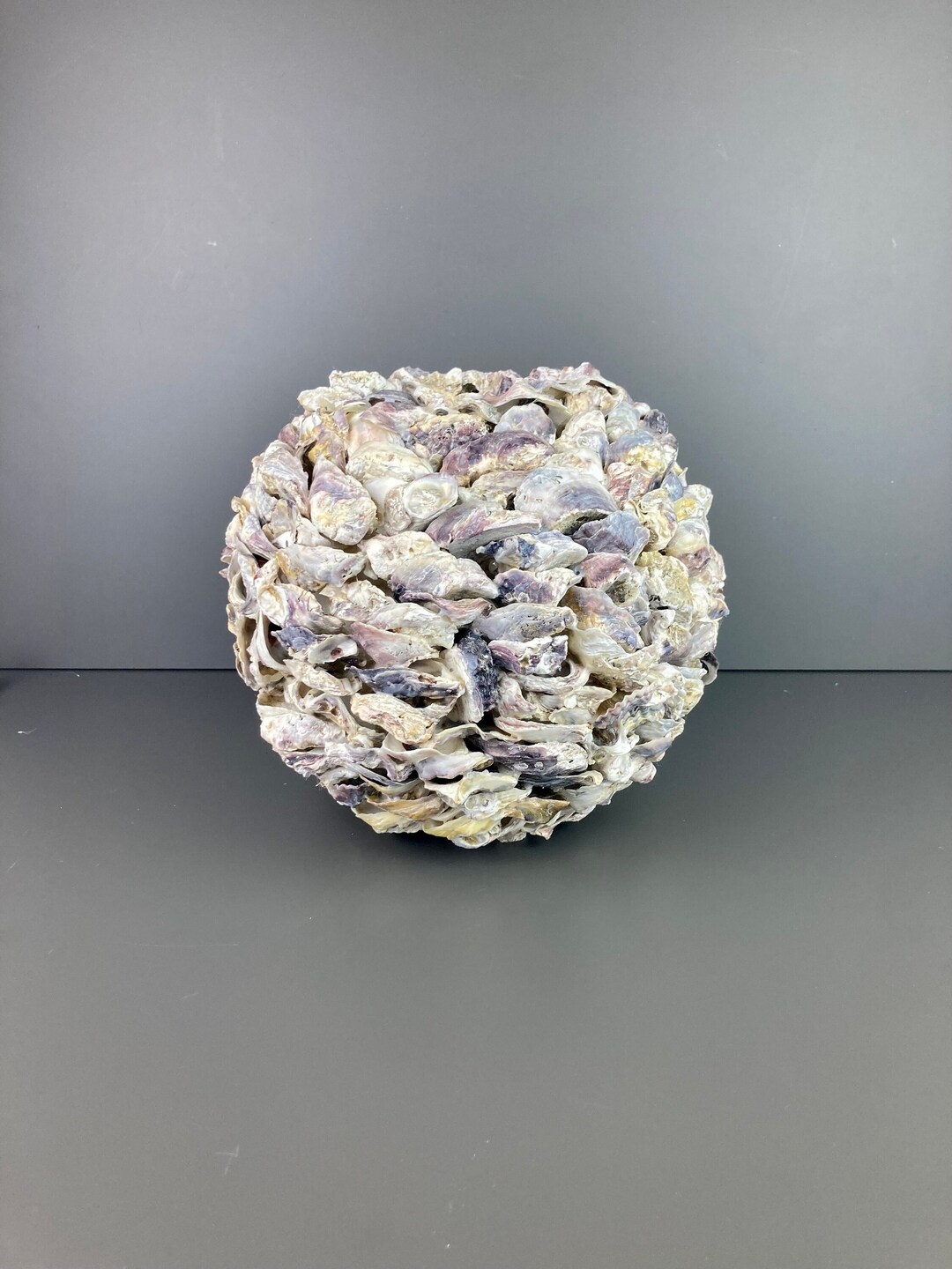 Shell Vase sound of the Sea Planter Handmade From Oyster Shells ...