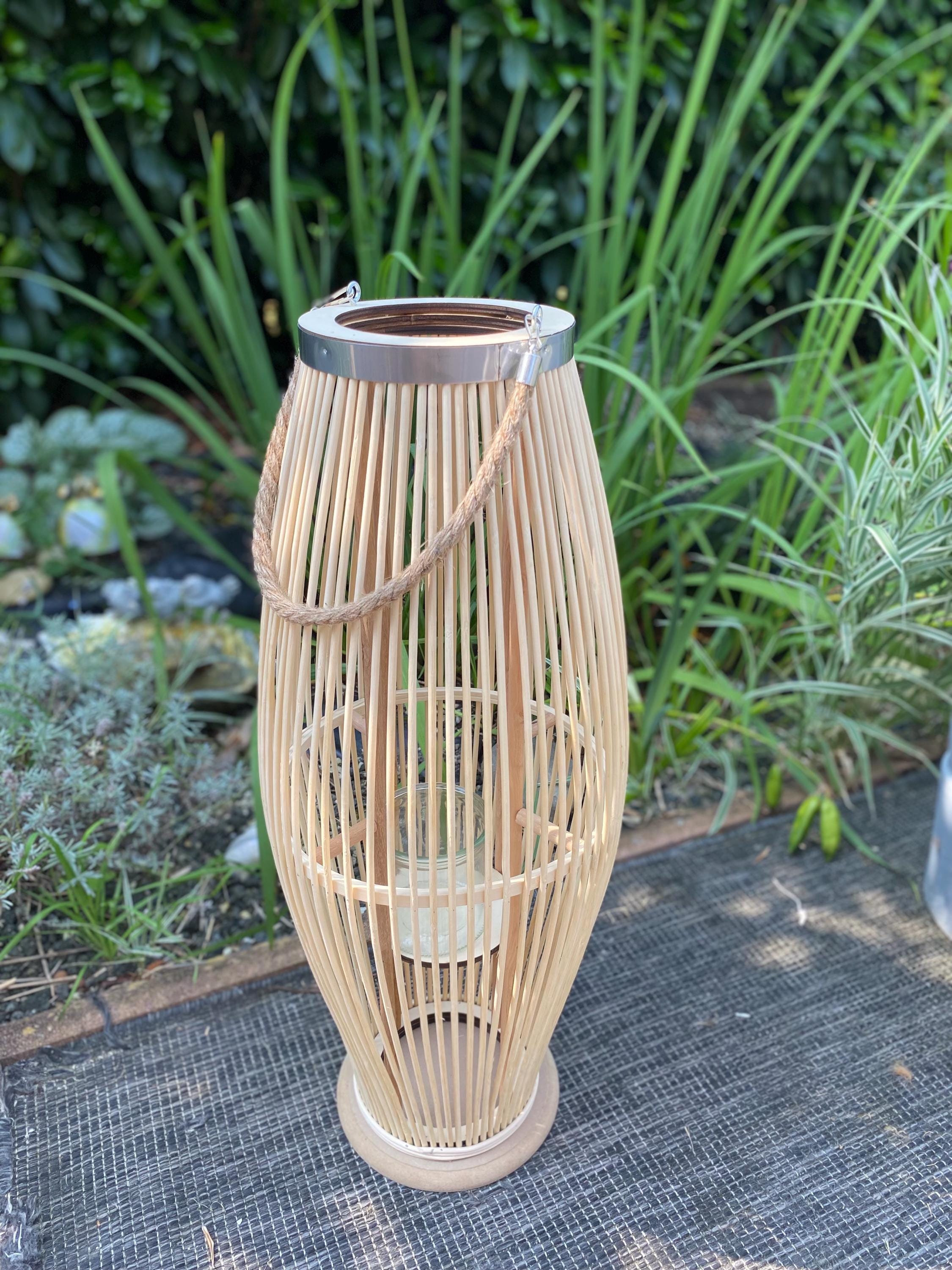 Rattan Laterne Gross