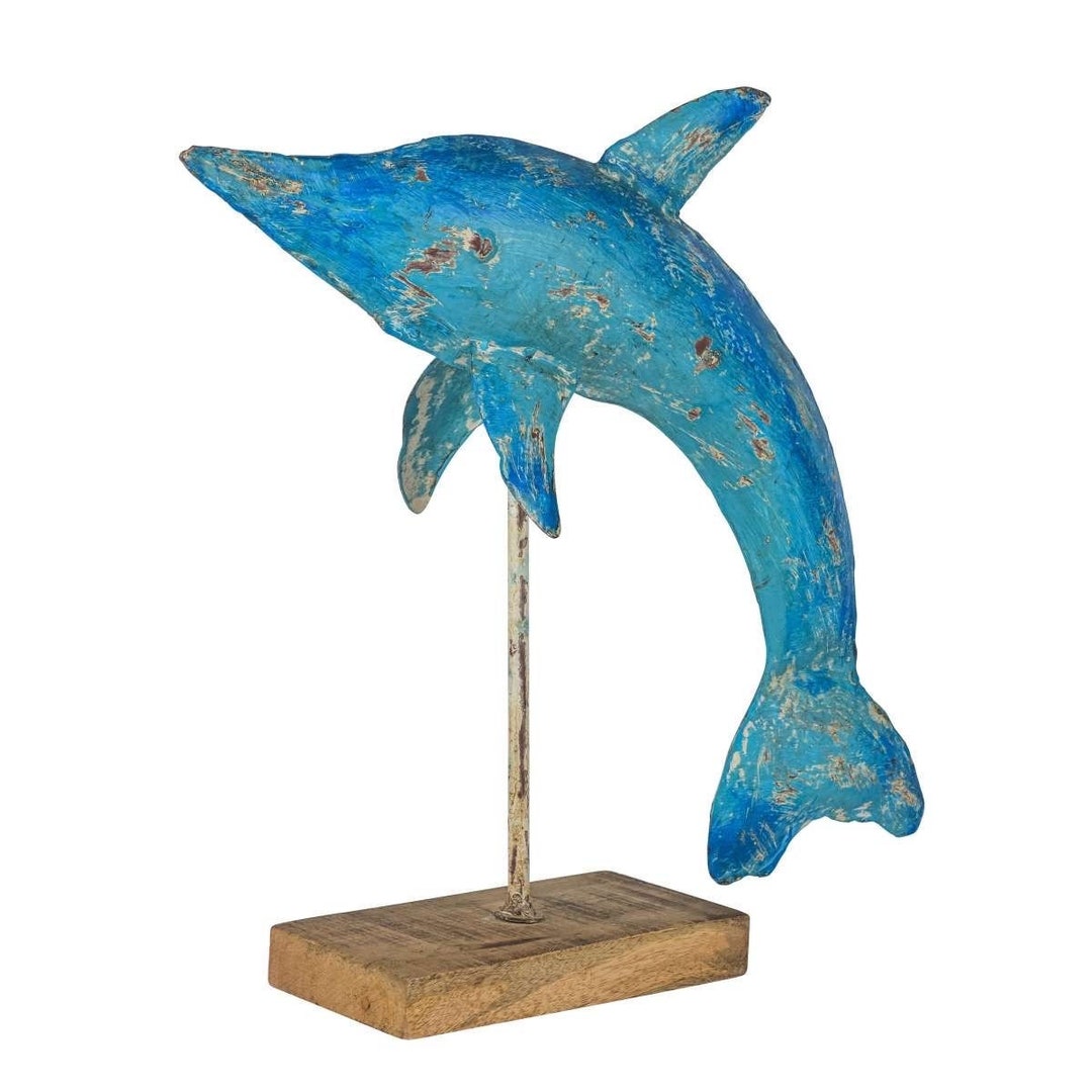 Decorative Dolphin Made of Metal Maritime Decoration Metal Fish on ...