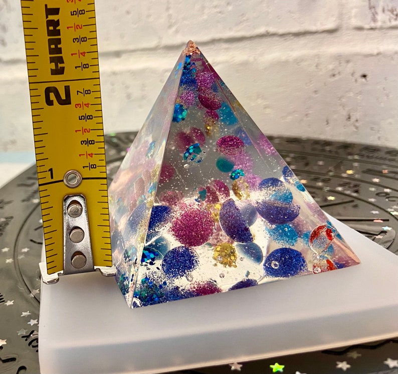 Colorful Rainbow Polka Dot Pyramid - Etsy
