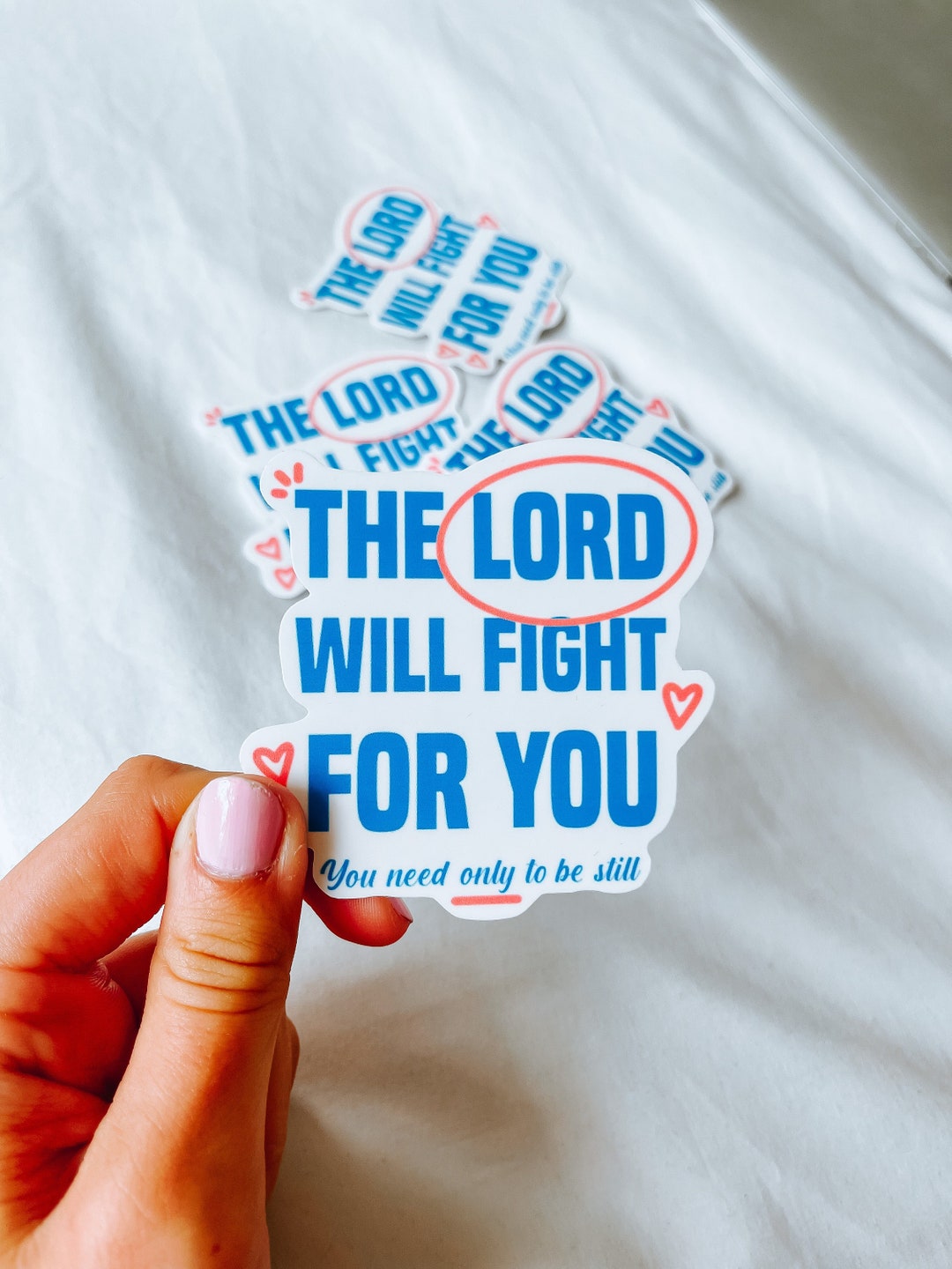 The Lord Will Fight for You Sticker | Verse Sticker | Exodus 14:14 ...