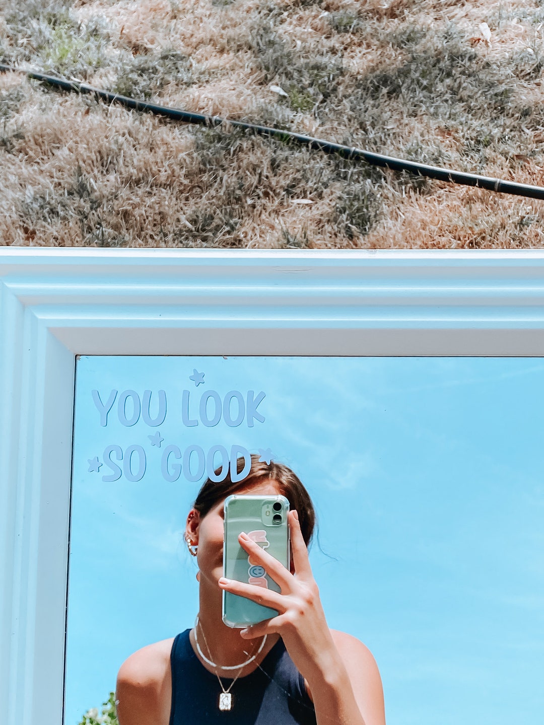 You Look so Good Mirror Decal | Transfer Sticker | Mirror Transfer - Etsy