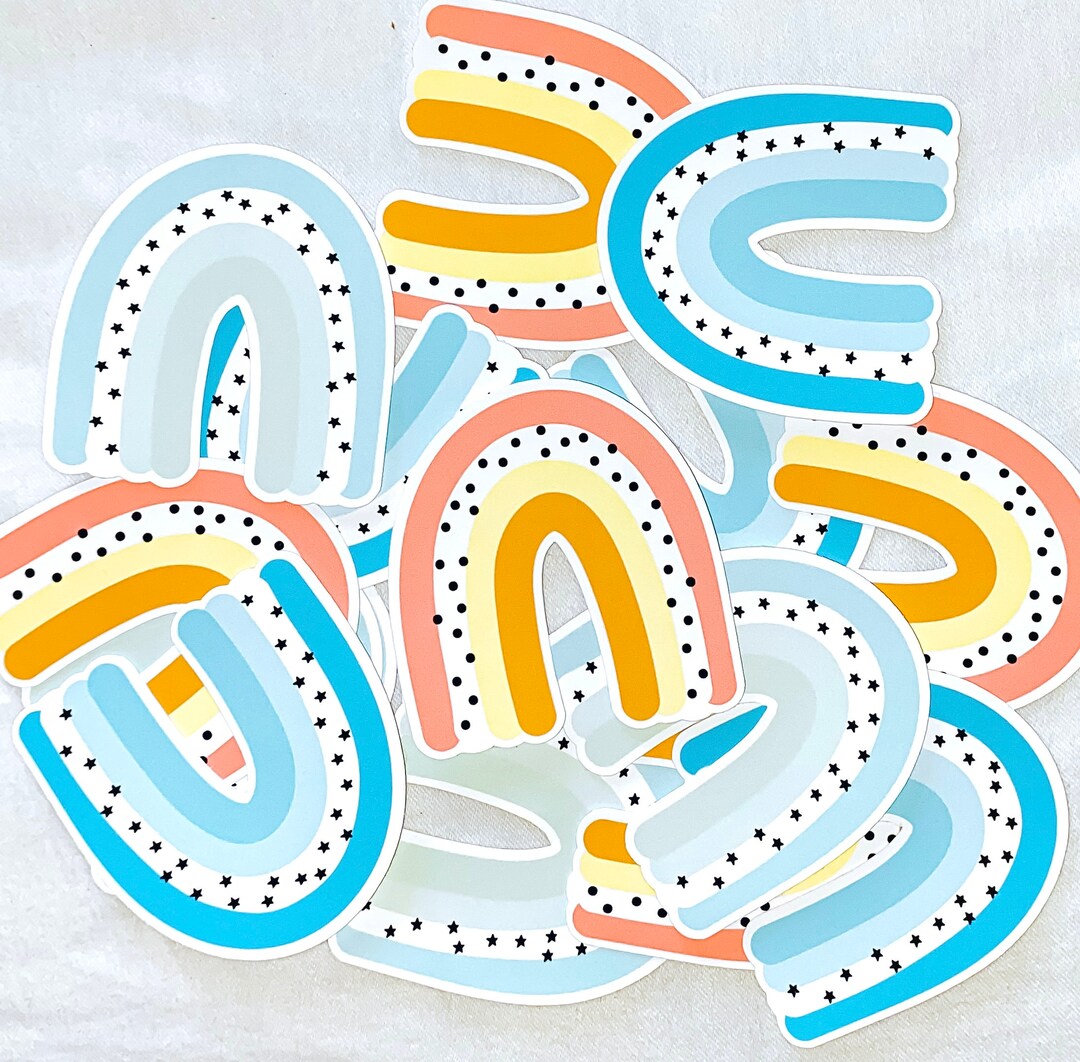 Rainbow Sticker | Die Cut Sticker | Waterproof Sticker | Laptop Sticker ...