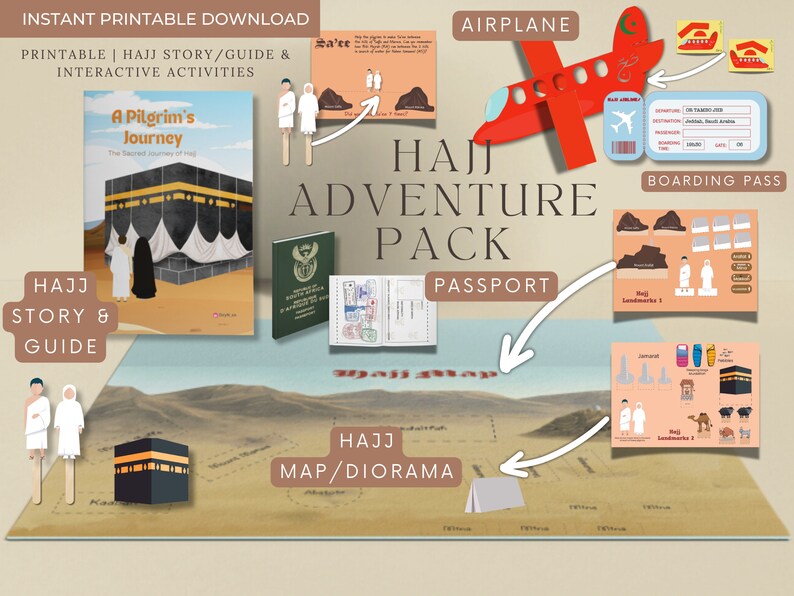 Hajj Adventure Pack for Kids - Etsy