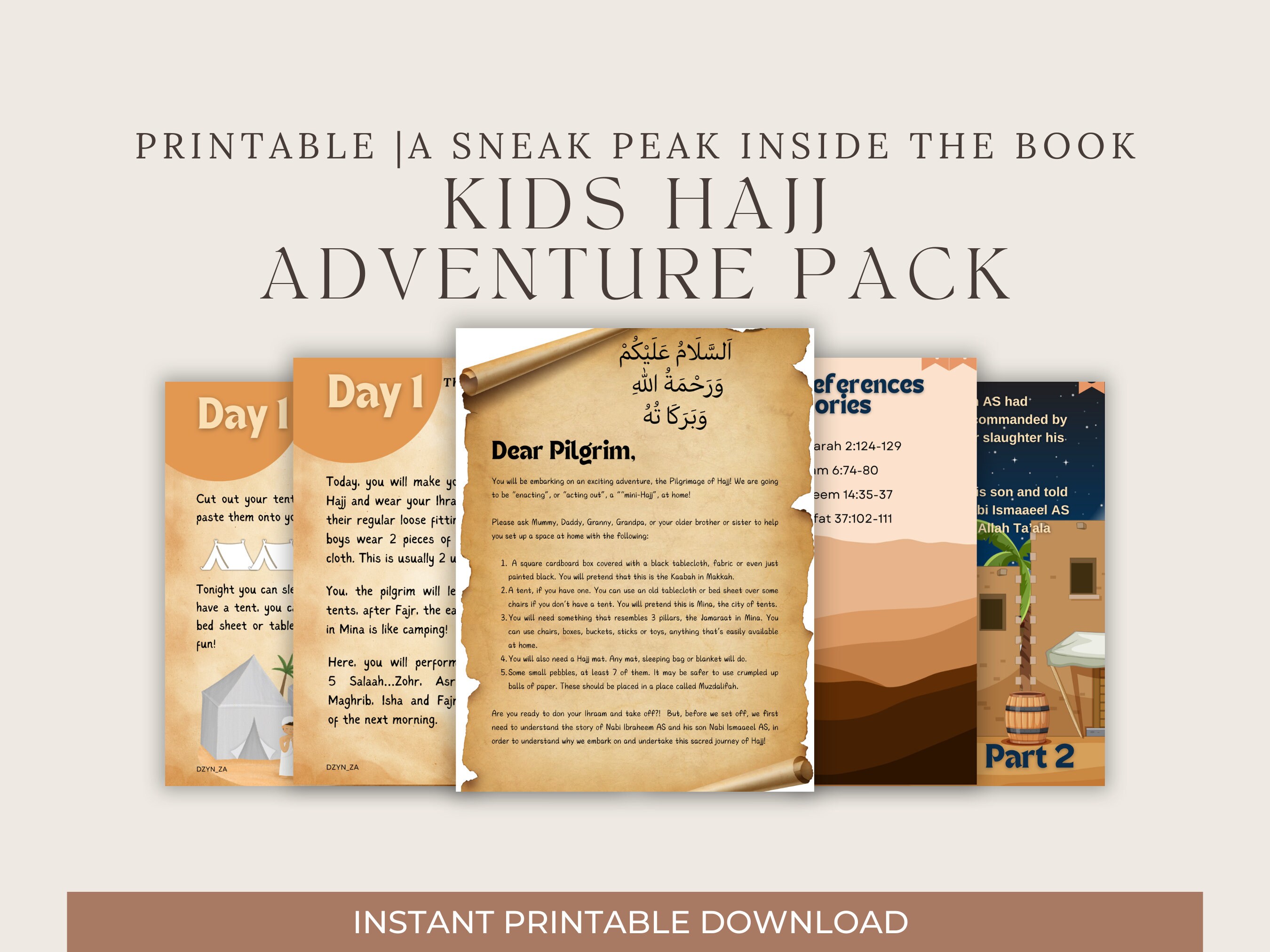 Hajj Adventure Pack for Kids - Etsy