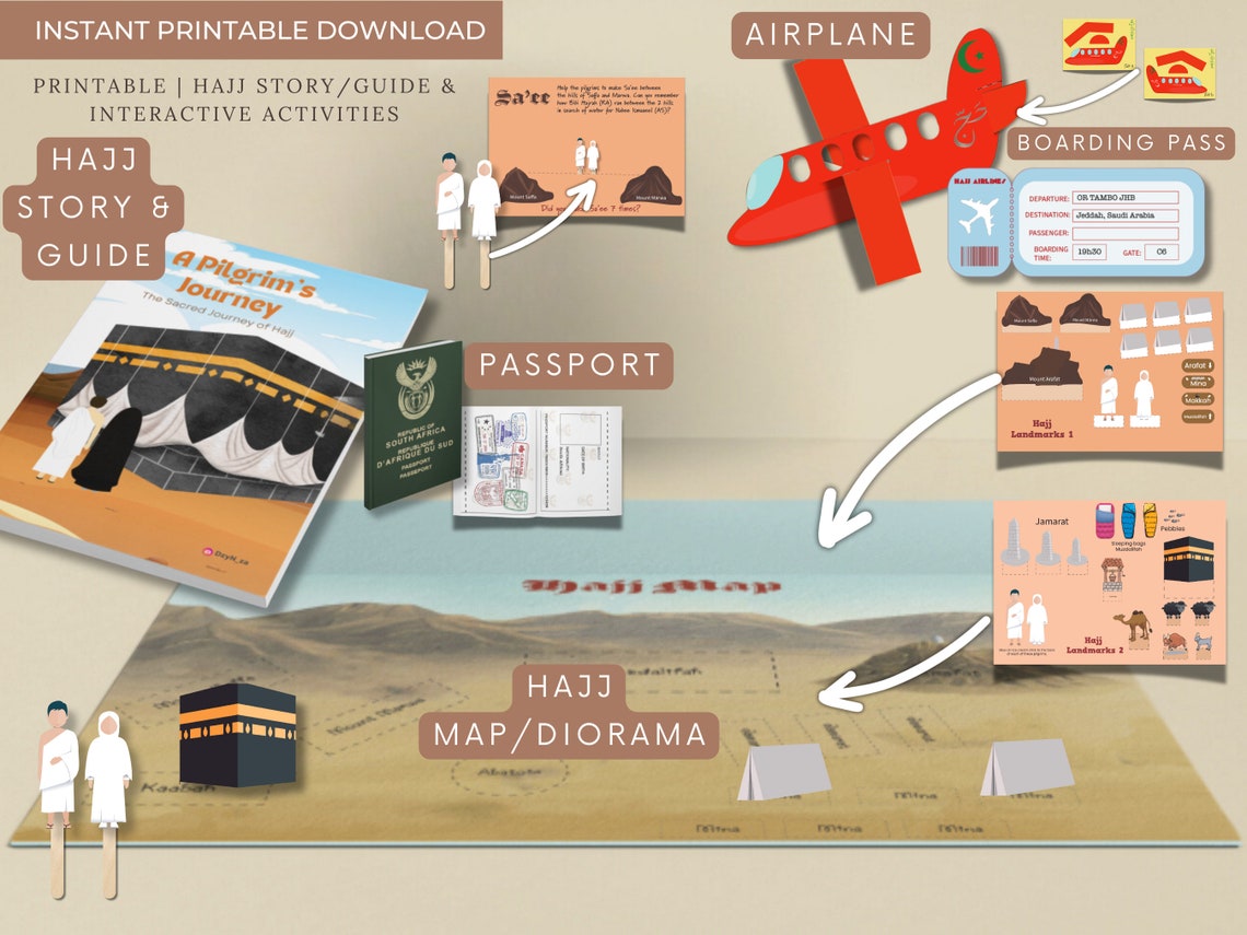 Hajj Adventure Pack for Kids - Etsy