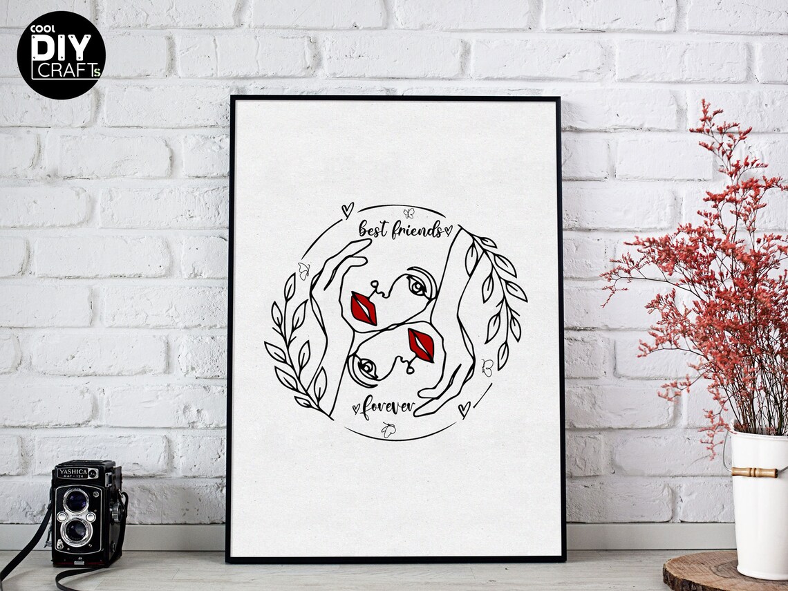 Friendship SVG Friends Png Best Friends SVG Files for - Etsy