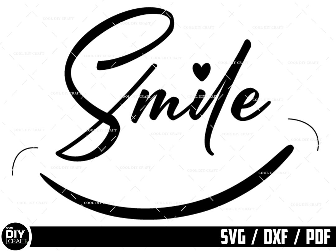 Smile Face SVG, Smile Png, Positive Svg, Be Happy Svg, Digital Download ...