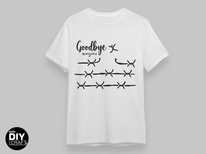 Goodbye SVG Goodbye Eveyone SVG Freedom Cut File Escape - Etsy