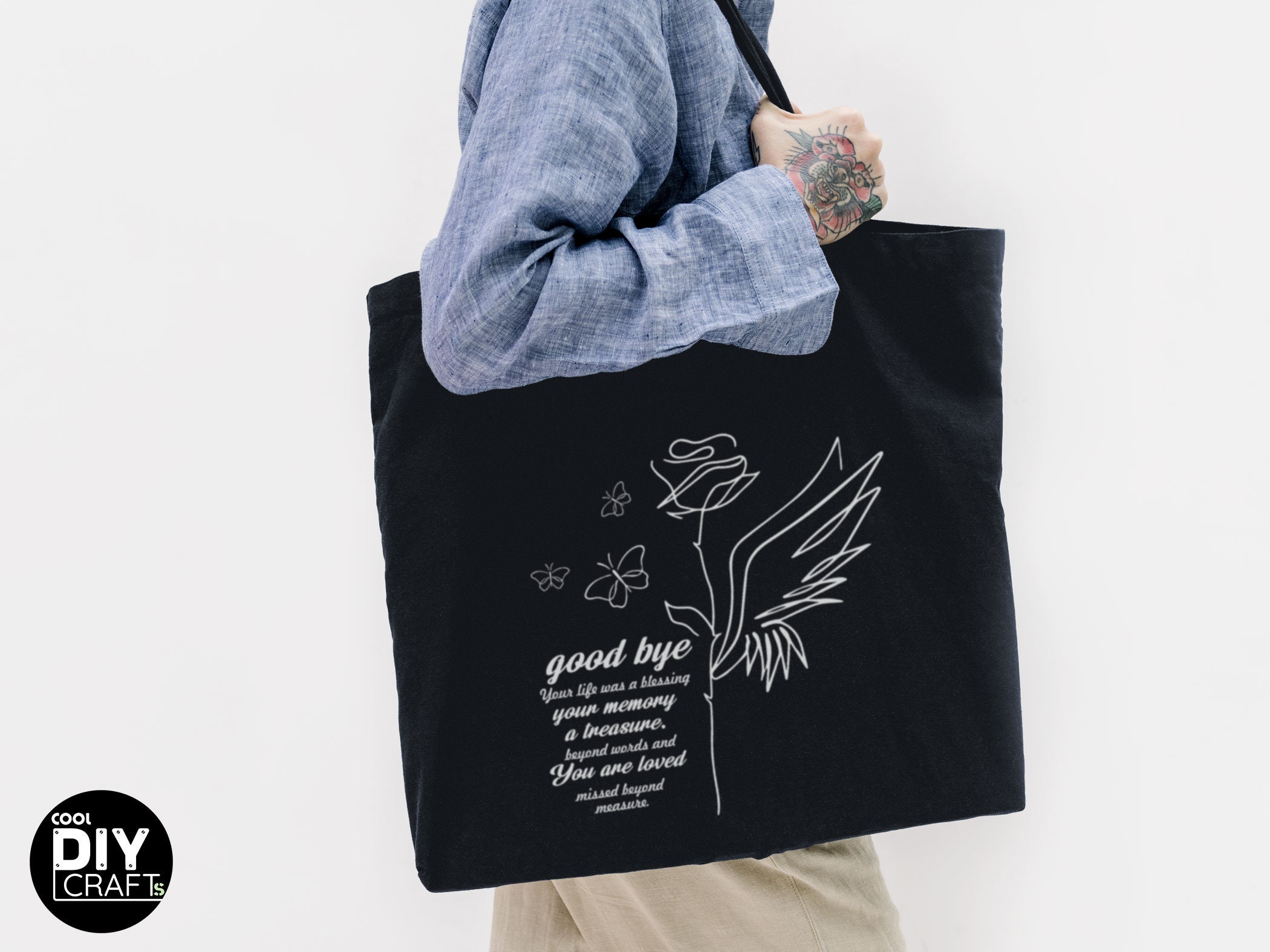 Memorial SVG Goodbye SVG Angel Wings With Roses in Loving - Etsy