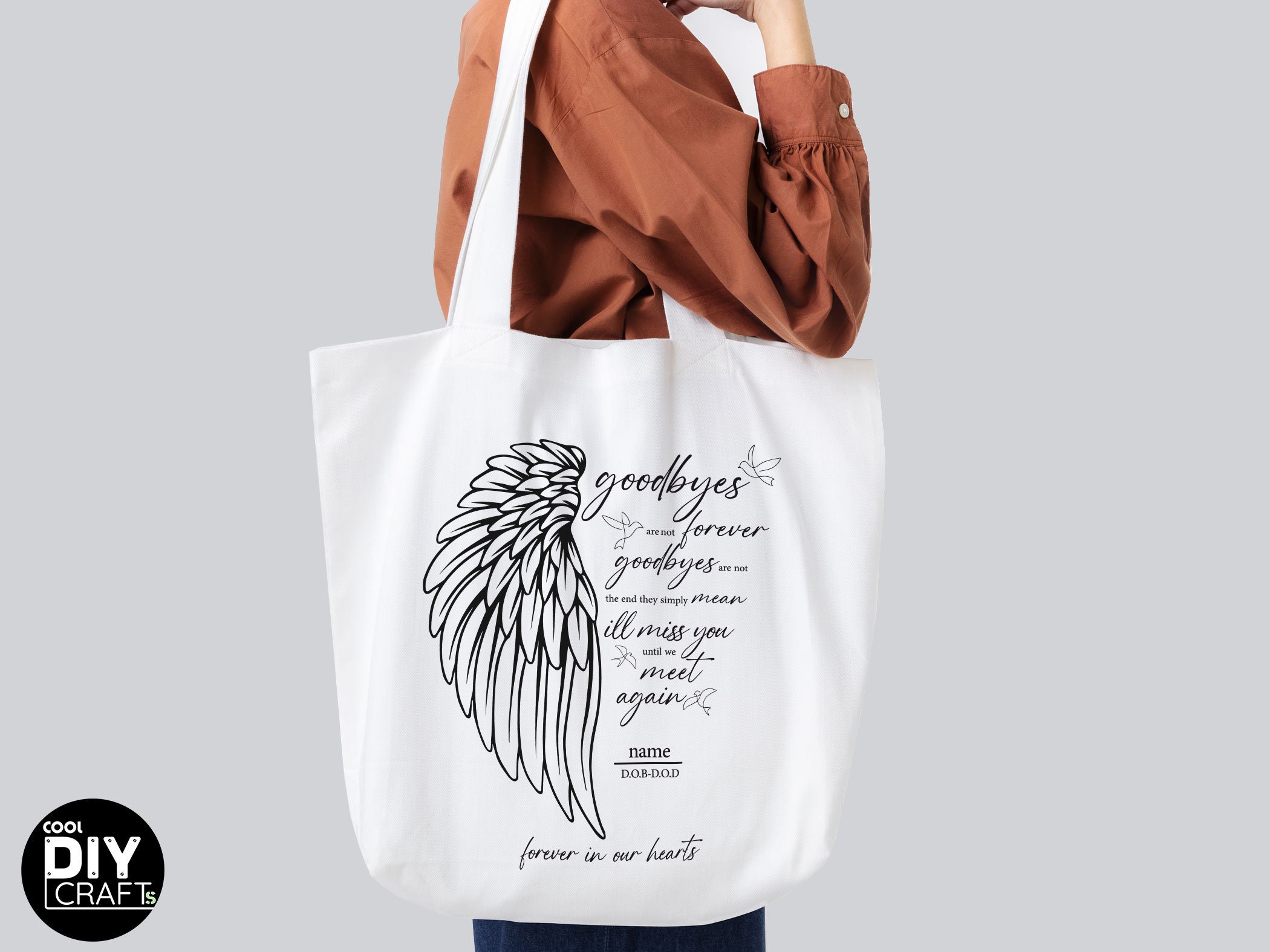 Memorial Wings SVG, in Loving Memory Svg,memorial File, Sublimation ...