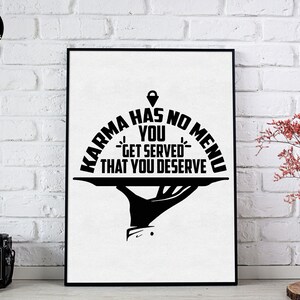 Karma SVG, Karma Has No Menu Svg, Karma Quotes PNG, Funny Svg Design ...