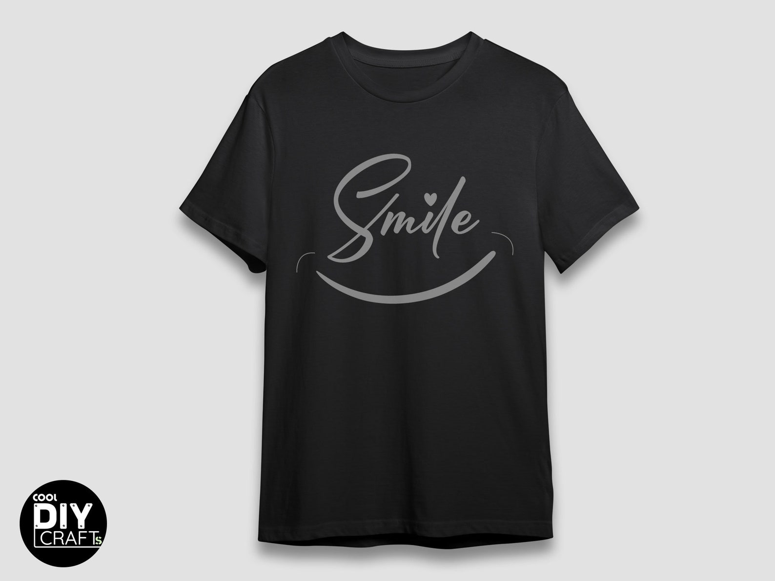 Smile Face SVG: Positive Cut File (digital Download) - Etsy