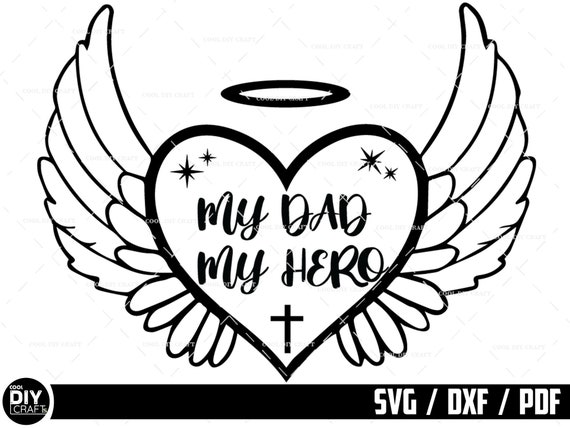 Rip Dad Svg