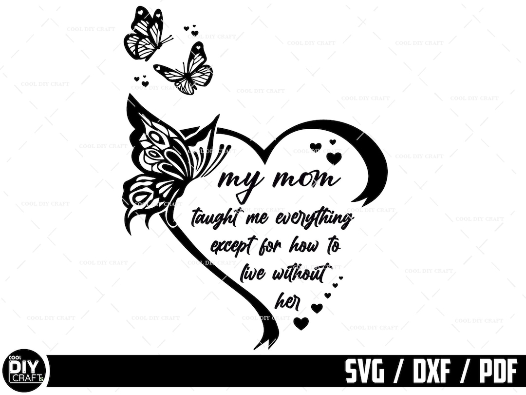 Mom Memorial SVG: Remembrance Design (digital Download) - Etsy