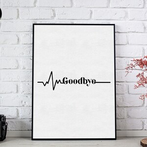 Goodbye SVG, in Loving Memory Cut Files, Memorial SVG, Digital Download ...