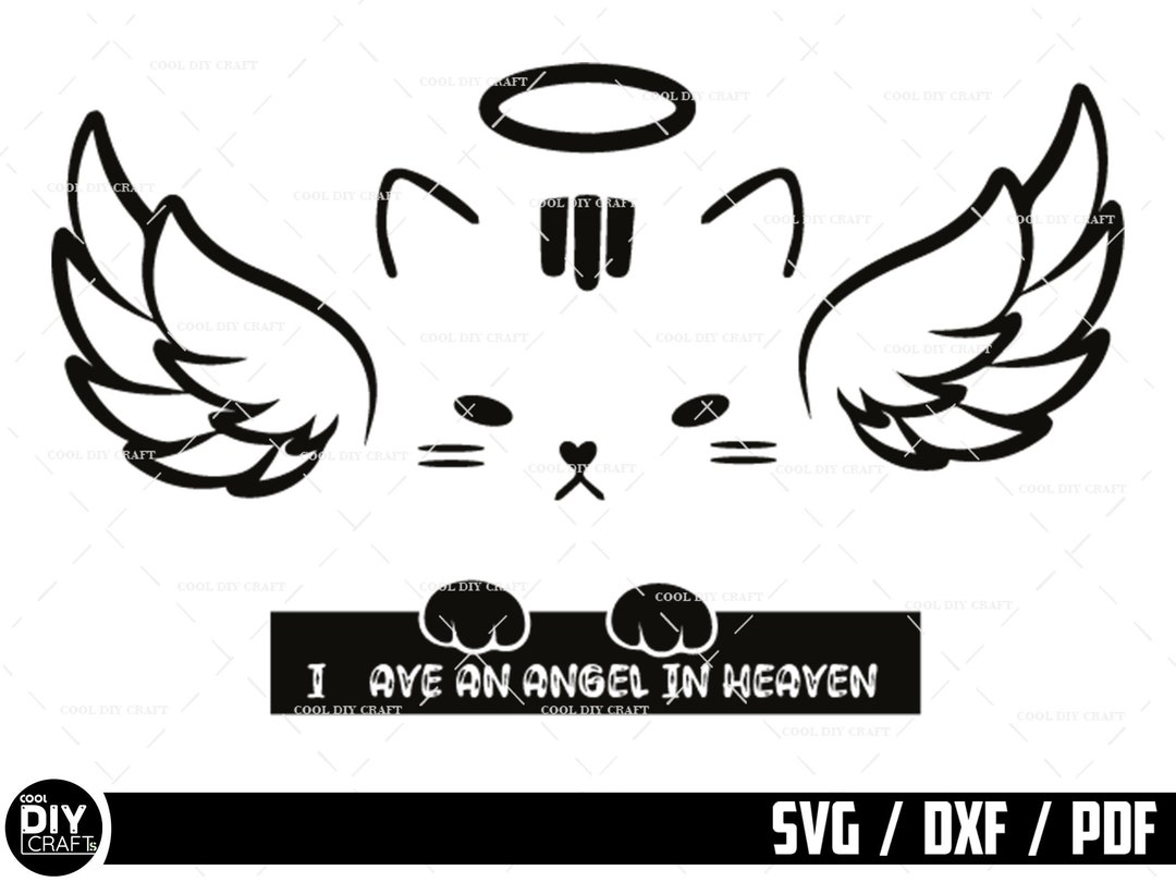 Cat Memorial Svg, Cat Loss Svg File, Remembrance Svg, in Loving Memory ...
