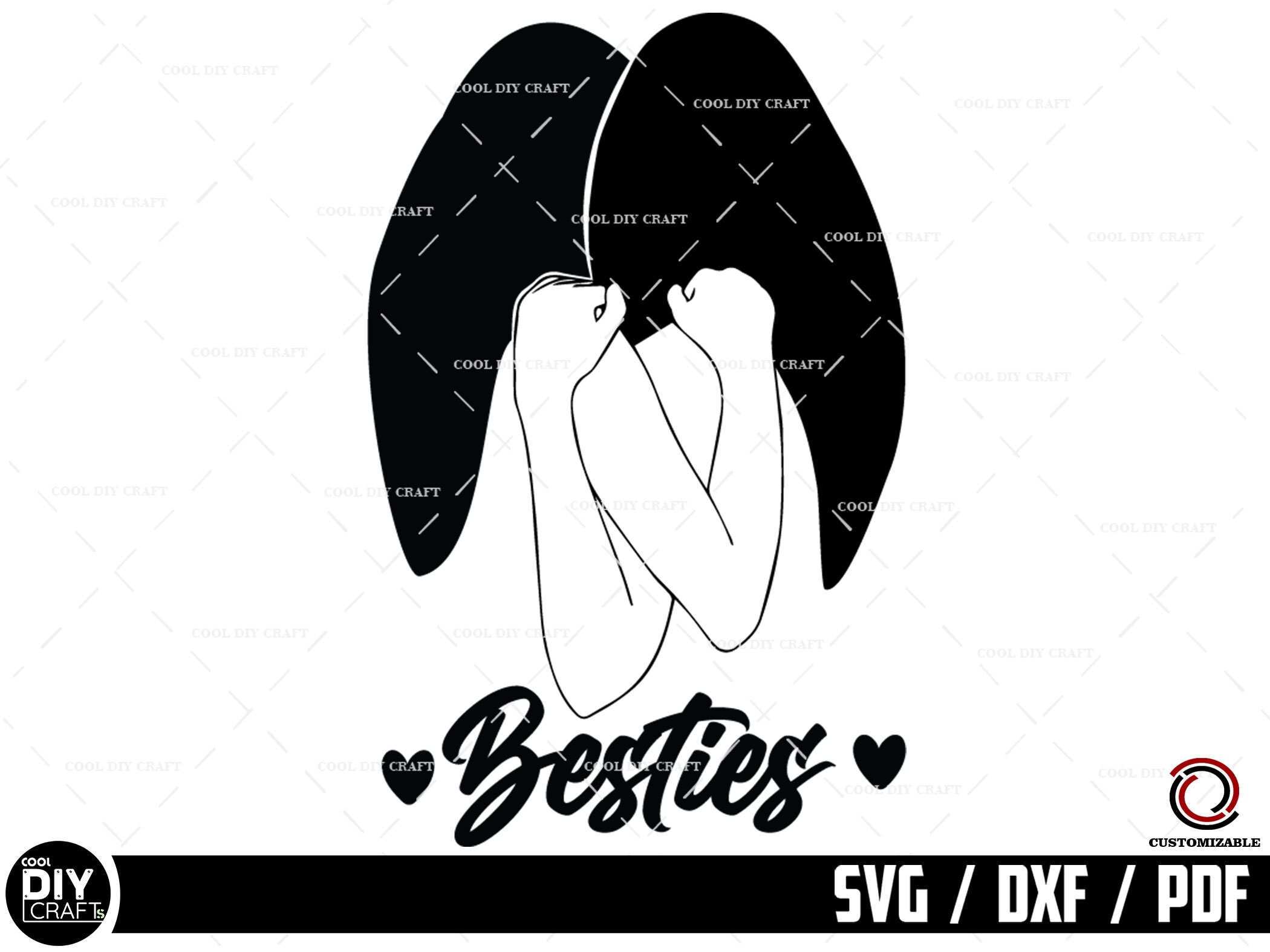 Besties SVG BFF Png Best Friends Forever Bestest Friend Svg - Etsy