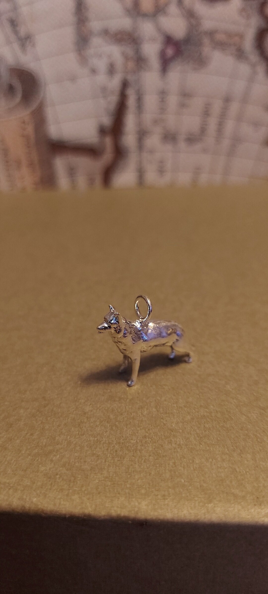 Solid Silver German Shepard , German Shepard Pendant, German Shepard ...