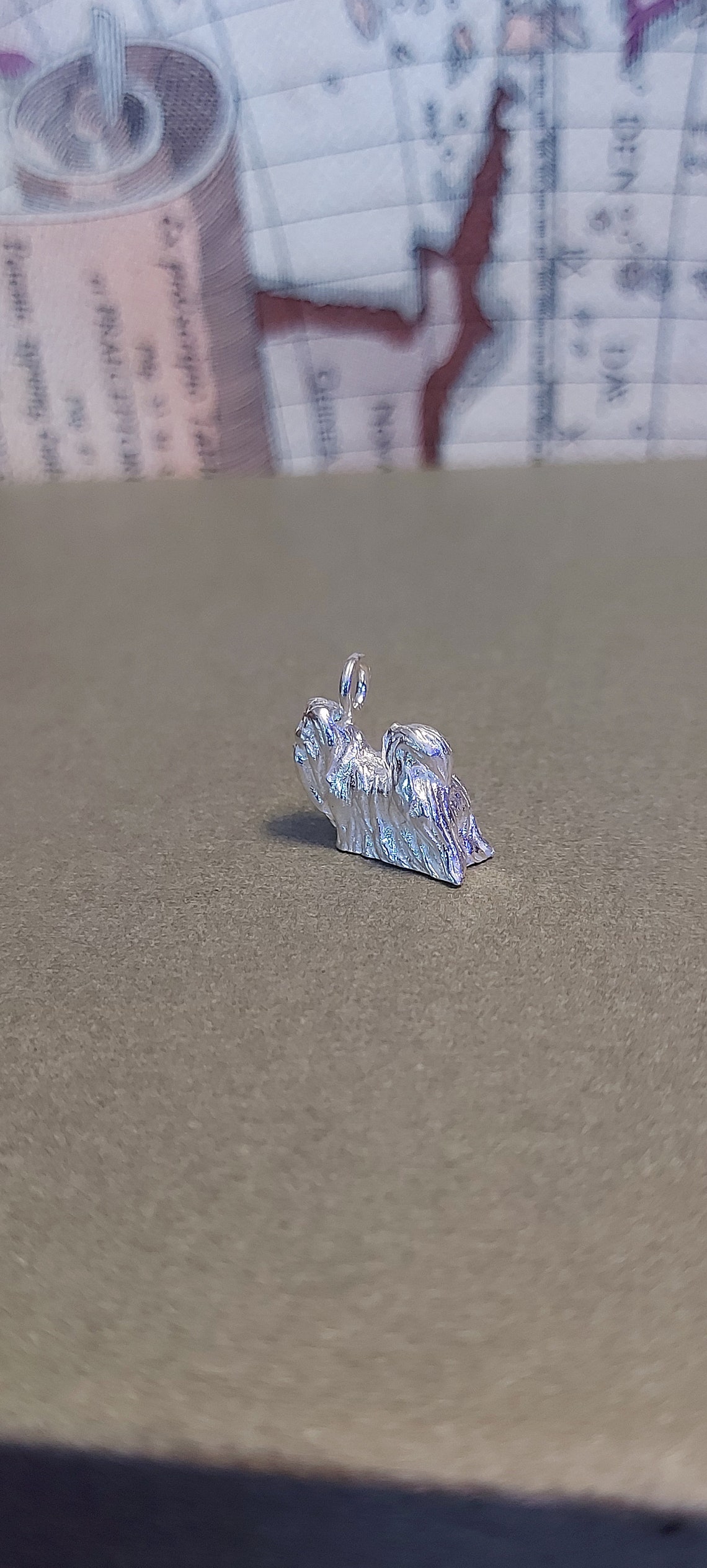 Sterling Silver Shih Tzu ,shih Tzu Pendant ,shih Tzu Charm, Perfect ...