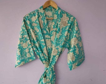 Silk Sari Indian Kimono Robe Night Costume Delivery Gown Sweam - Etsy