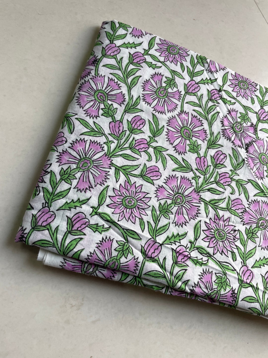 Multi Color Block Print Fabric Cotton Fabric Vegetable Dyes Womens ...