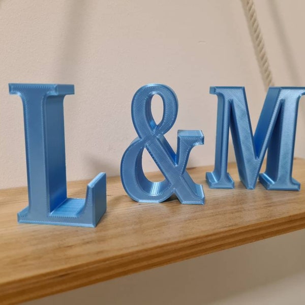 Metal Standing Letter - Etsy
