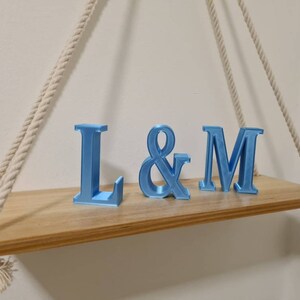 Custom Standing Letter Decorations - Etsy