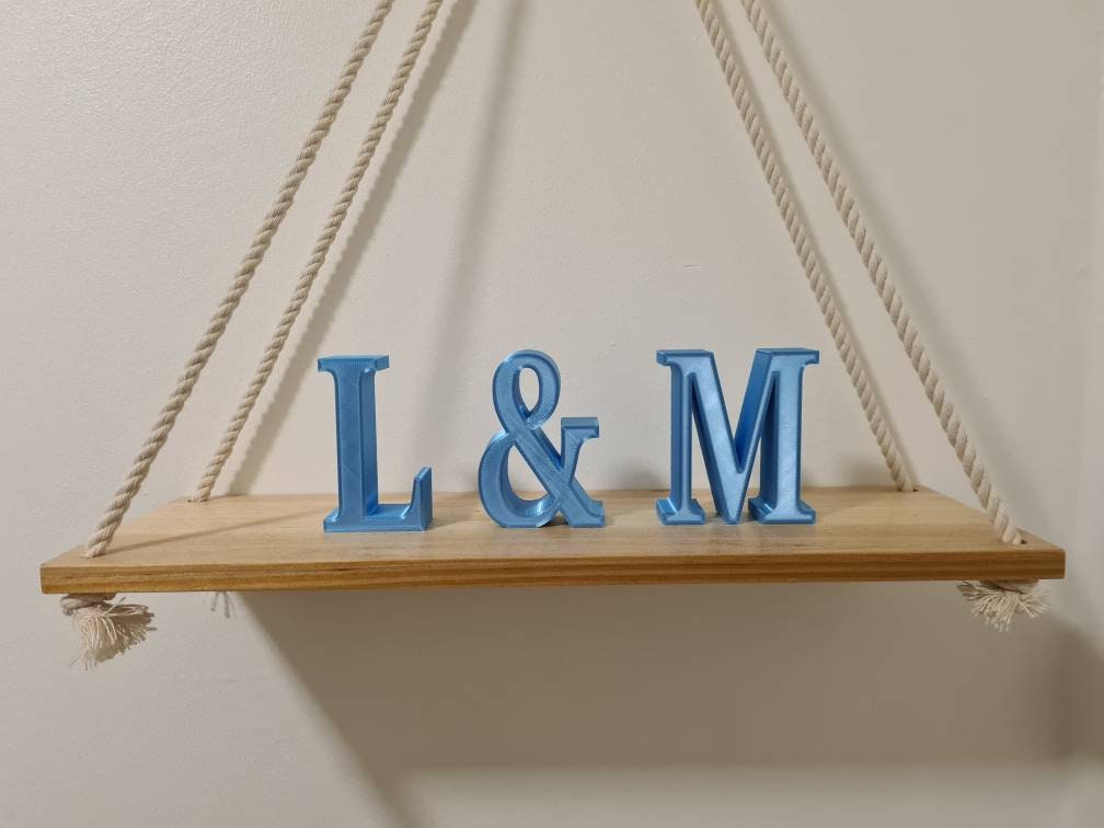Custom Standing Letter Decorations - Etsy
