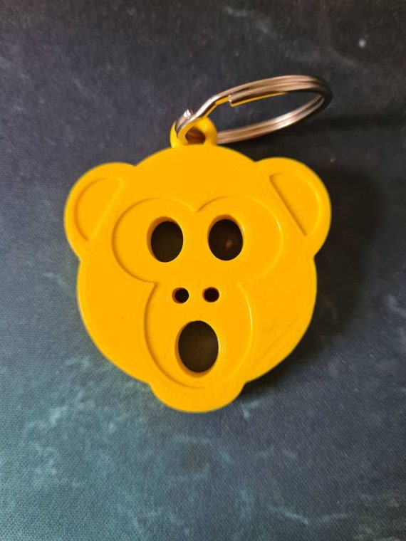 Monkey Keyring - Etsy UK