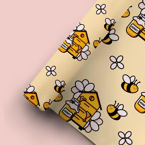 Honey Bee Digital Paper, Honey Pot Decoupage Papers, Honeycomb Baby ...