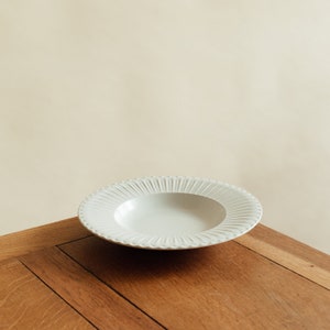Shush Grace 26cm Pasta Plate Japanese Handmade Rustic White Plate ...
