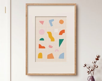 Bold Abstract Art | Etsy