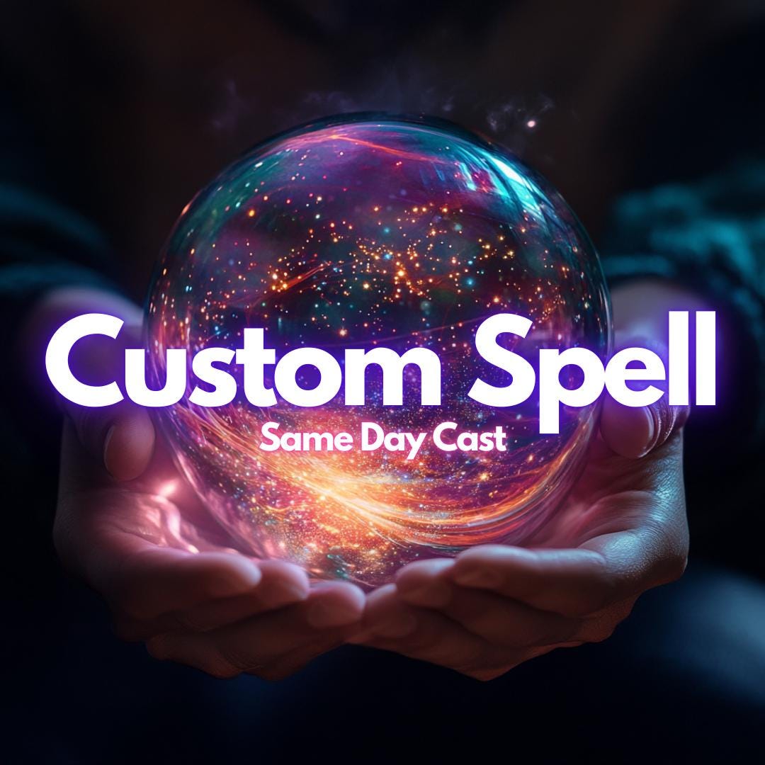 CUSTOM SPELL Custom Wish Personalized Spell Custom Spell Casting Tailor ...