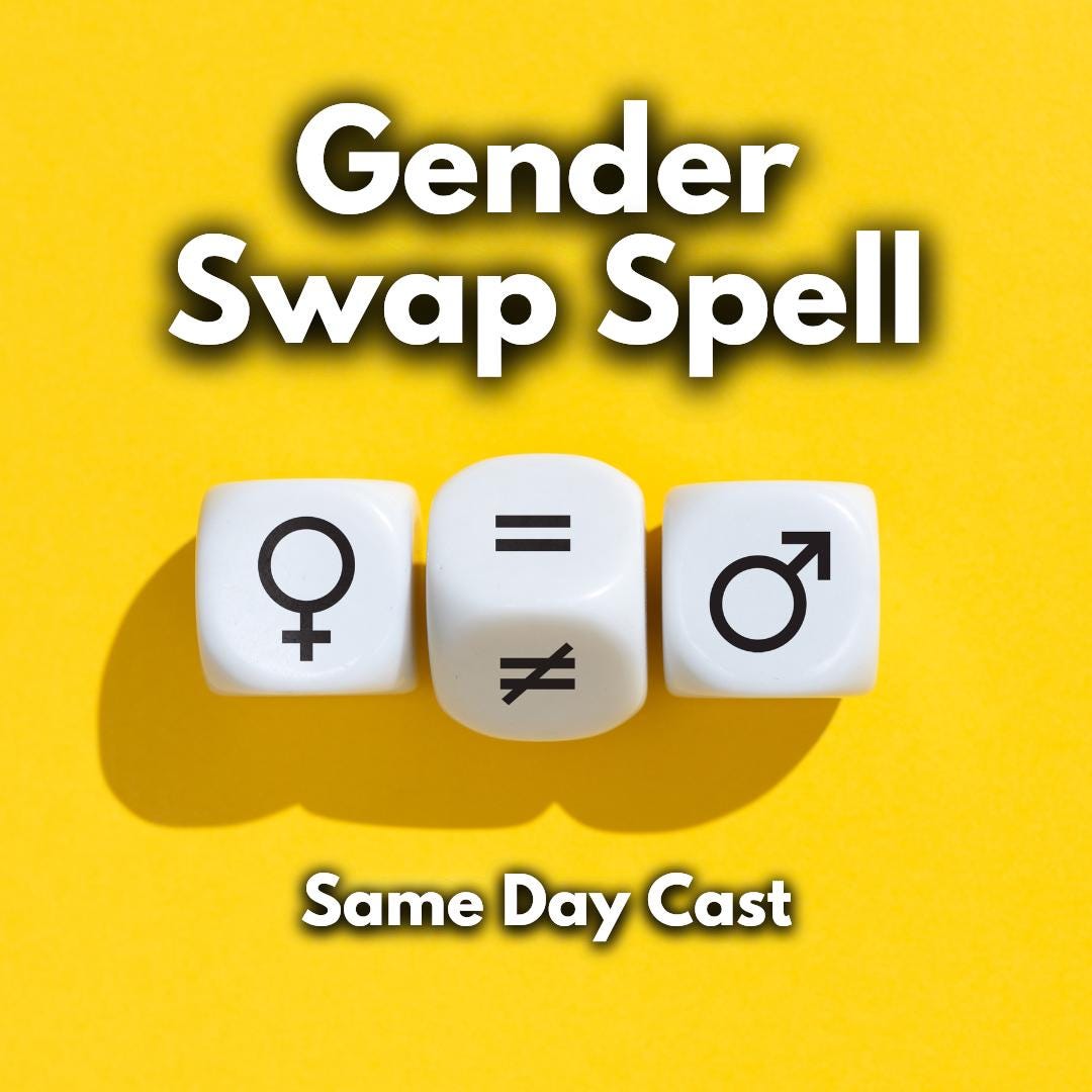 STRONG Gender Swap Spell, Transform Your Identity, Change Your Gender ...