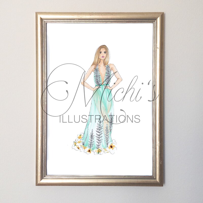 Fashion Illustration - Etsy