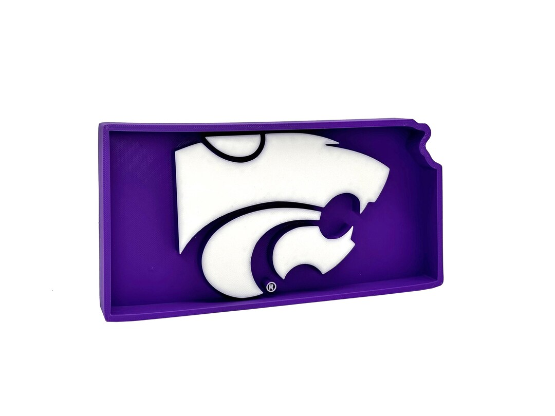 Kansas Outline With Powercat - Etsy