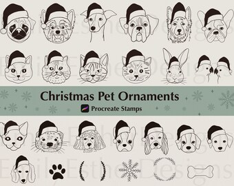 100 CHRISTMAS ELVES STAMP for Procreate Procreate Brushes - Etsy