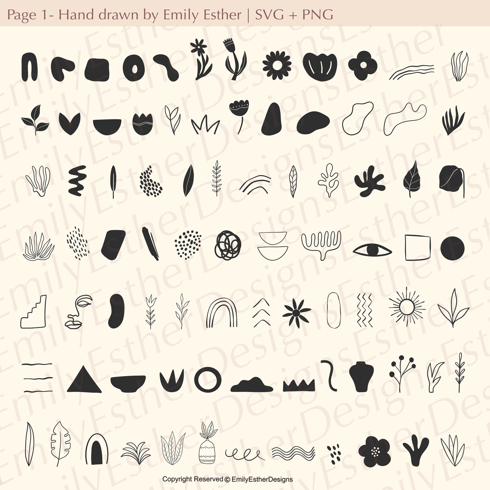 Abstract Svg Boho Svg Abstract Art Svg Trendy Svg Svg - Etsy UK