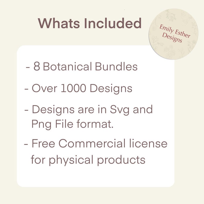 Botanical SVG Bundle, Floral & Flower Clipart, Leaves and Branches Svgs ...
