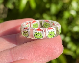 Grinch Resin Jewelry - Etsy