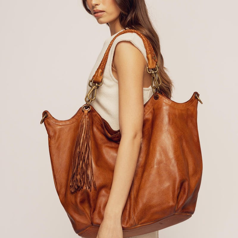 Boho Leather Bag - Etsy