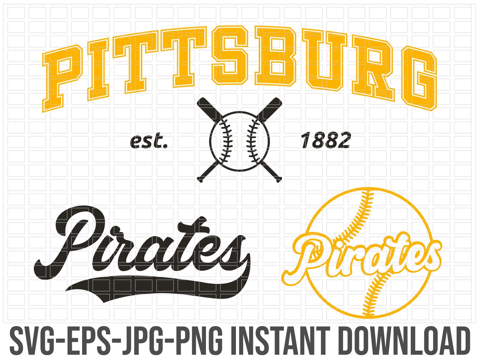 Pirates Svg, Baseball Svg, Pittsburgh-pirates Svg, Png, Jpg, Eps, Files ...