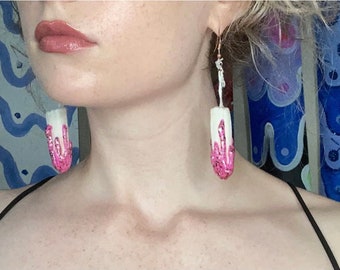 Tampon Earrings - Etsy