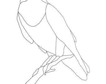 Stained Glass Crow Pattern - Etsy