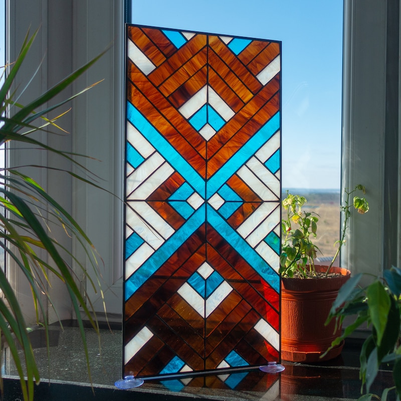 Sacred Geometry Stained Glass - Etsy